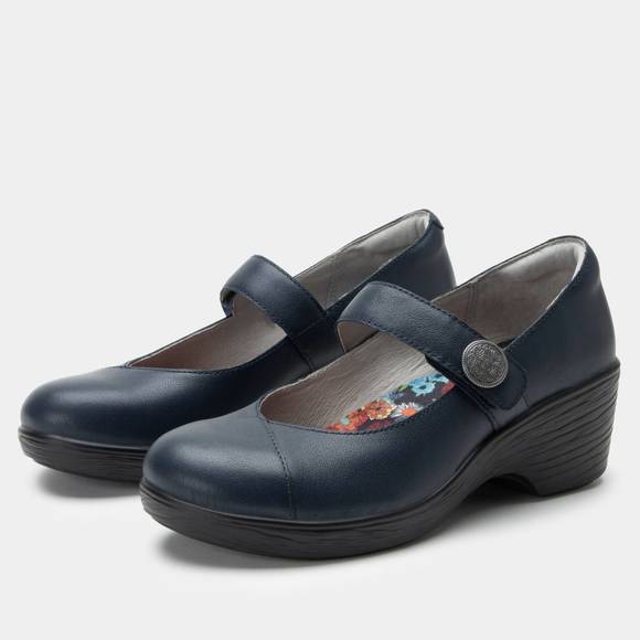 Alegria | Shoes | New Alegria Womens Sofi Shoe In Navy Gloss | Poshmark